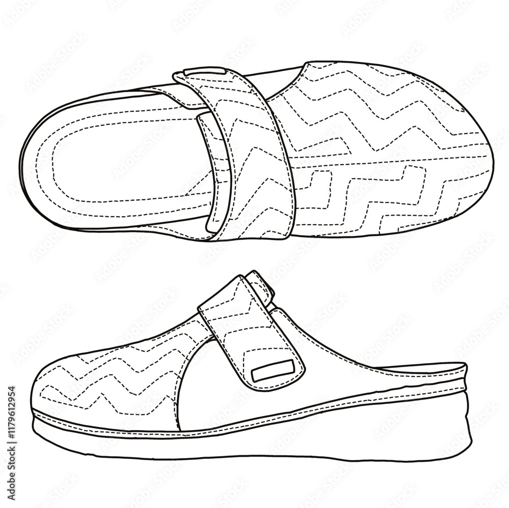 Women's Slip on Mules Comfortable Casual Shoes with Adjustable Instep ...