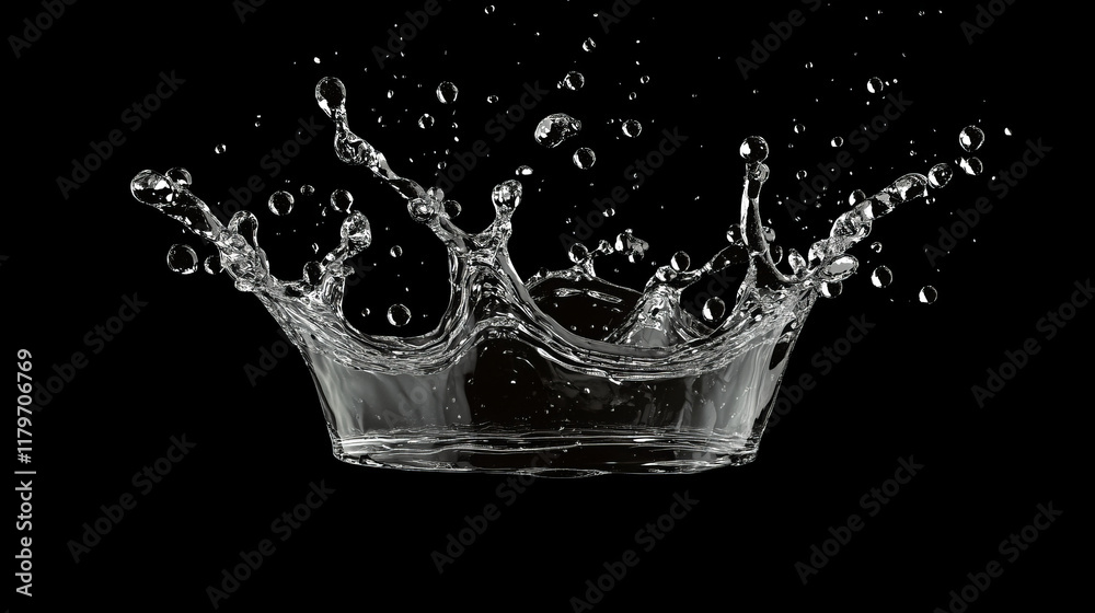 Water splash sequence animation sprite sheet for motion graphic or ...