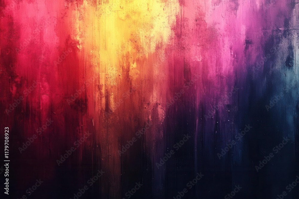 vibrant digital grain texture background with rainbow gradient colors ...