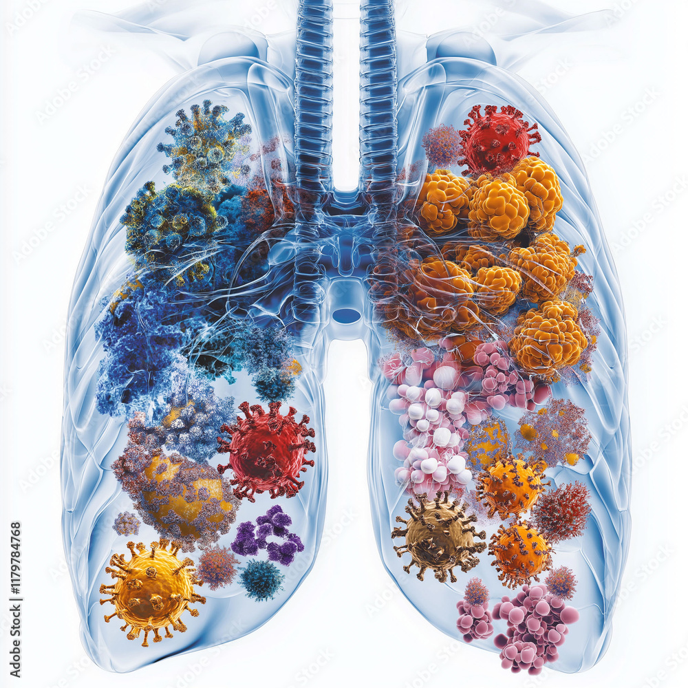 hMPV Human metapneumovirus. Diagram comparing hMPV with similar ...