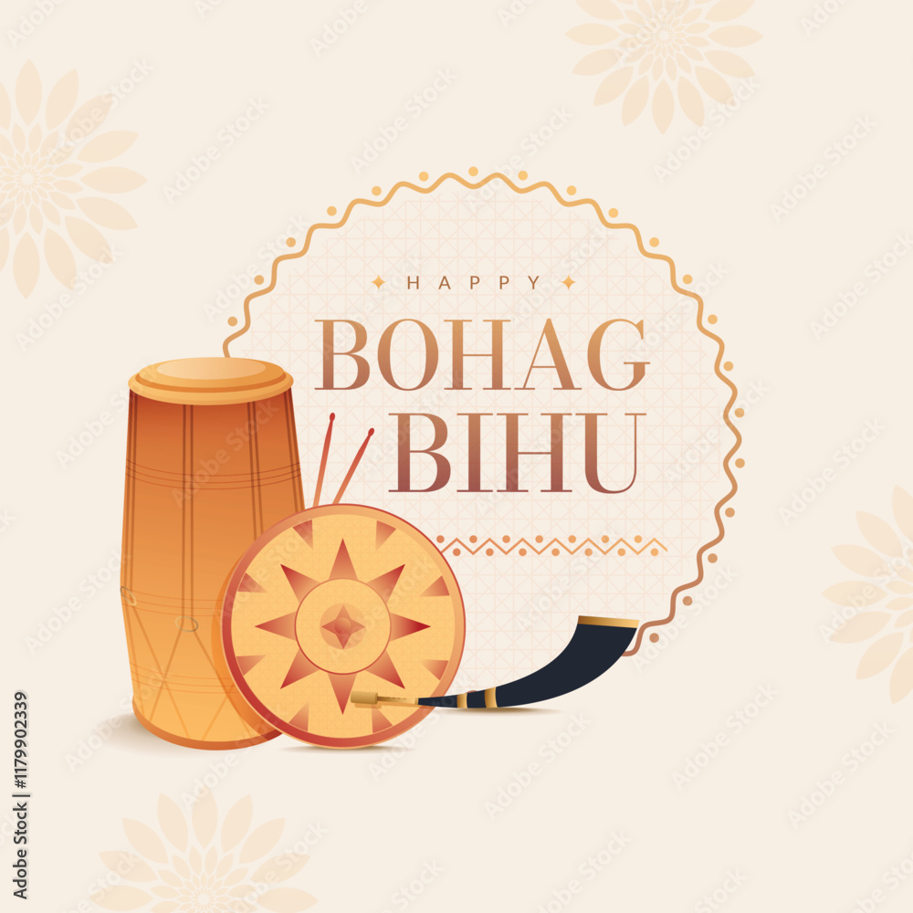 Bihu, the religious Indian Assamese New Year festival. Bihu design ...