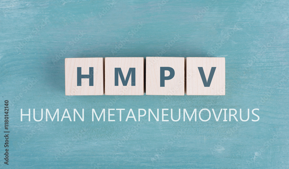 Stock-Foto „HMPV virus, human metapneumovirus, respiratory tract ...