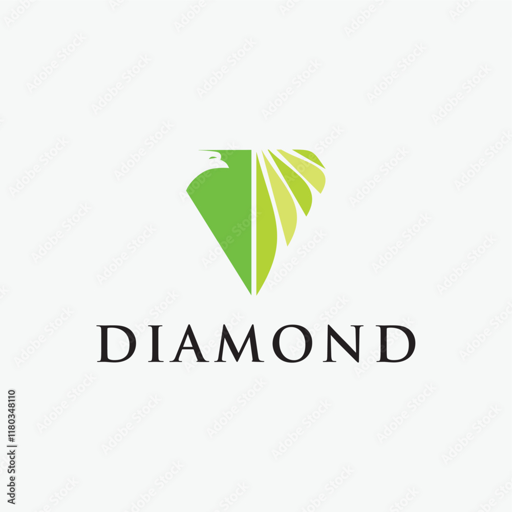 Diamond Green logo design unites luxury and eco-friendly values ...