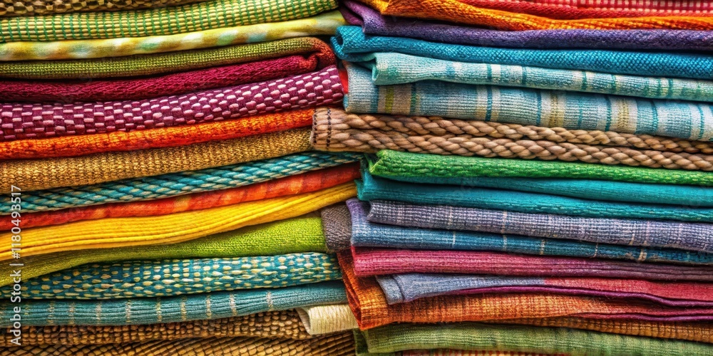 Fabric Texture Collage Pile, cmyk colors, color theory, cmyk colors ...