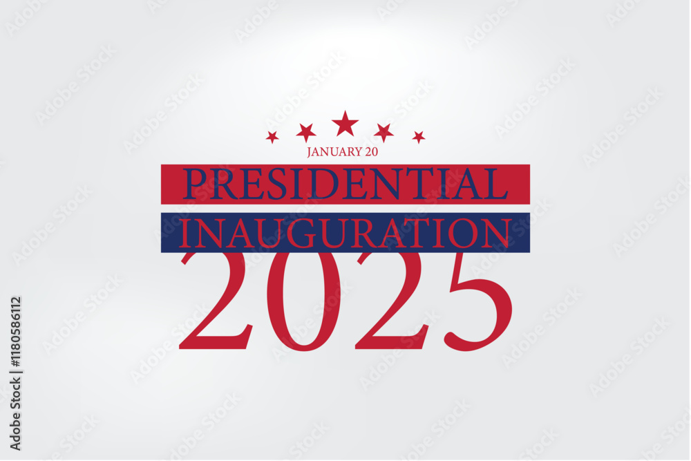 The 2025 presidential inauguration beautiful design Stock Vector ...