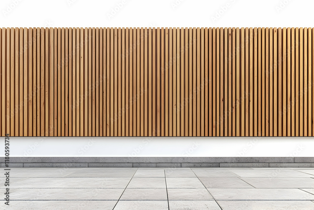 Modern Wood Panel Wall: Clean lines and a contemporary aesthetic define ...