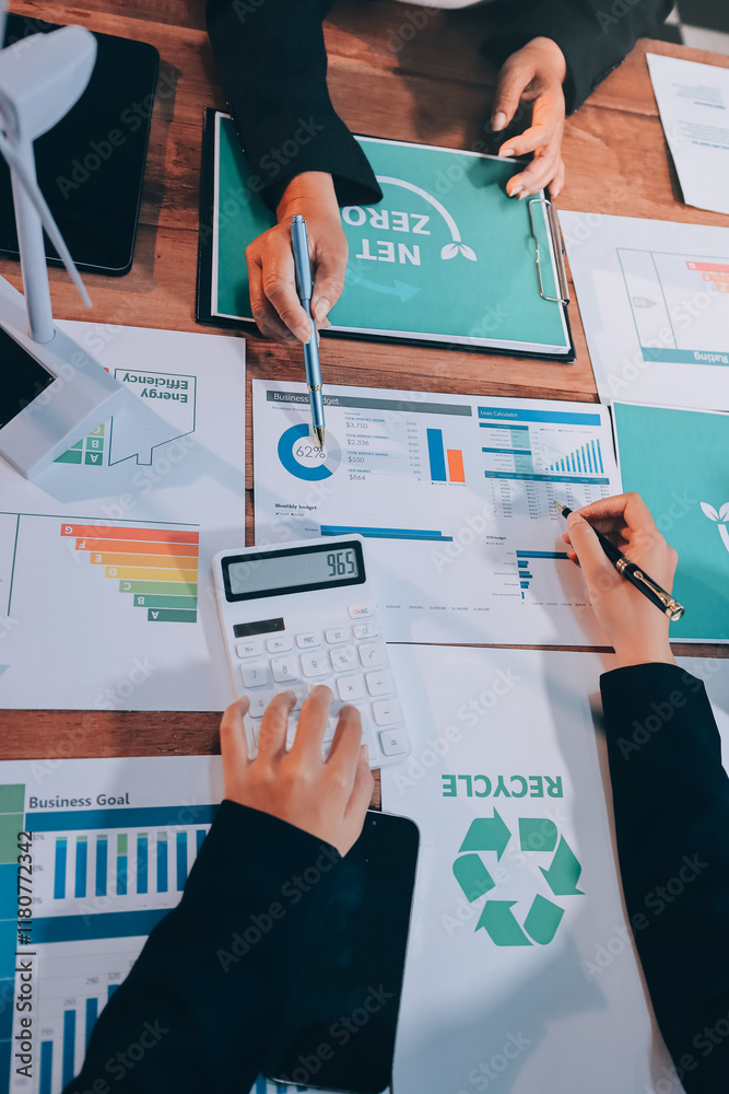 Carbon offset price report CO2 emission. Future growth Net zero waste ...
