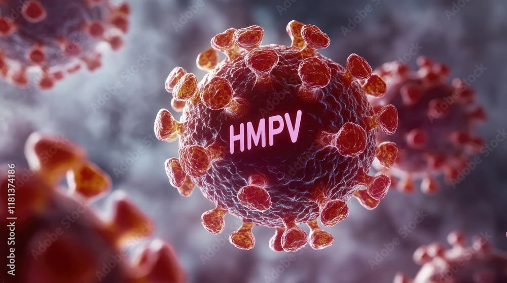 Human metapneumovirus, hMPV or HMPV —a type of RNA-containing virus of ...