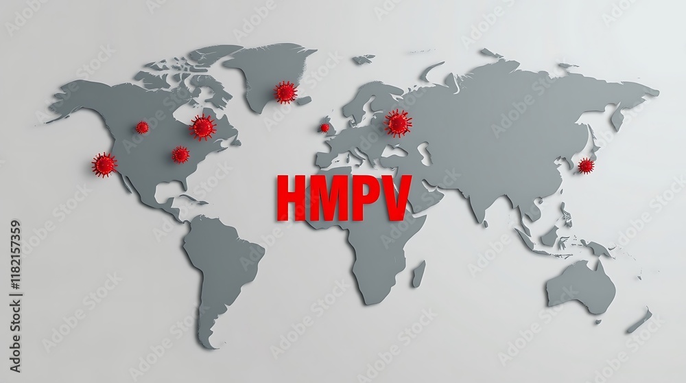 HMPV outbreak, Human metapneumovirus, HMPV global spread out, China map ...