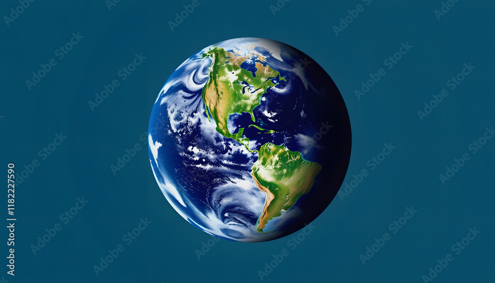globe of planet Earth on a background. Geography of the world from ...