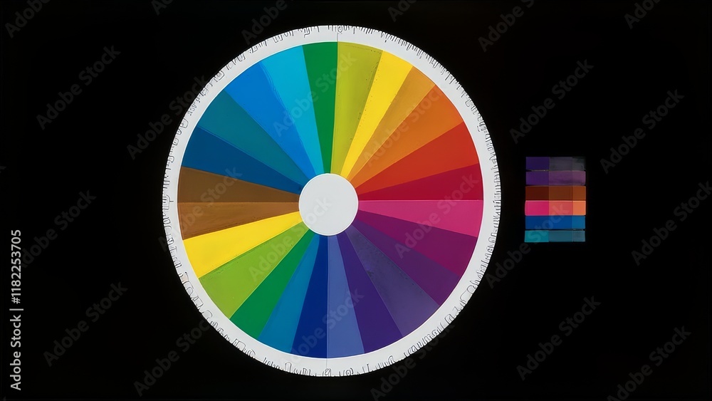 Color wheel vector set. Color wheel guide. RGB and CMYK colors chart ... Color wheel vector set. Color wheel guide. RGB and CMYK colors chart ...