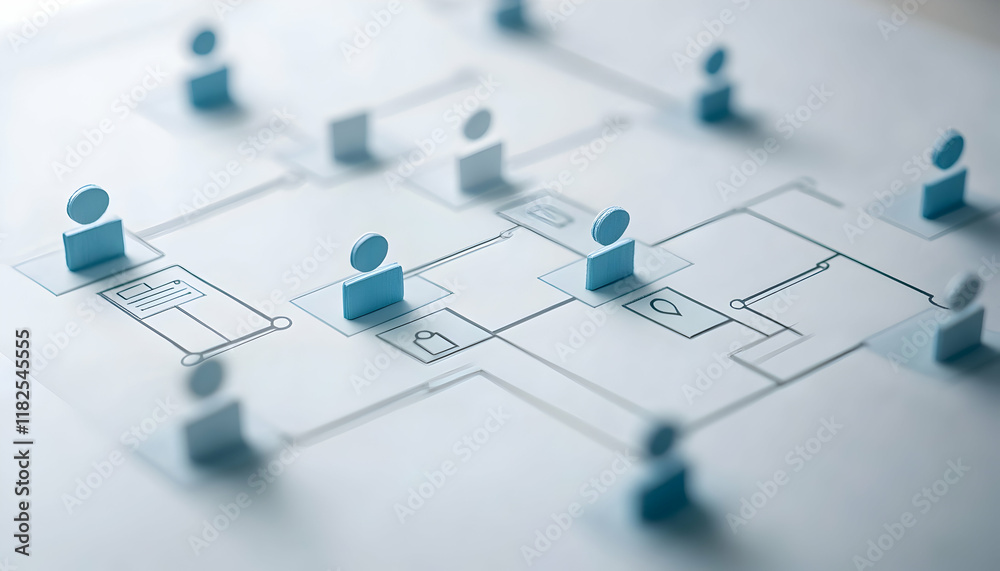 Organization Chart with Hierarchy Structure and Workflow Automation ...
