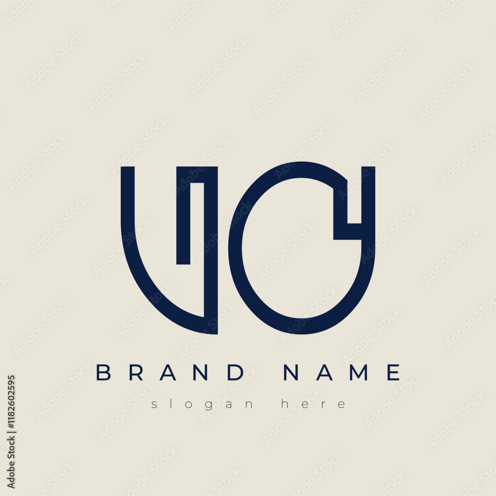 V and O logo design. VO abstract Letters Logo Monogram. This logo ...