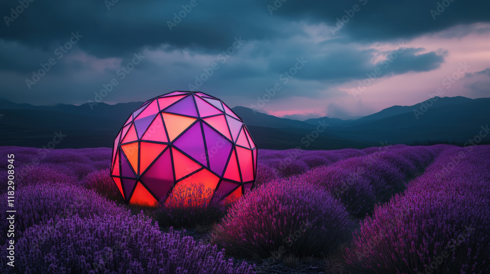 Parametric Design, A parametric dome featuring translucent pastel ...