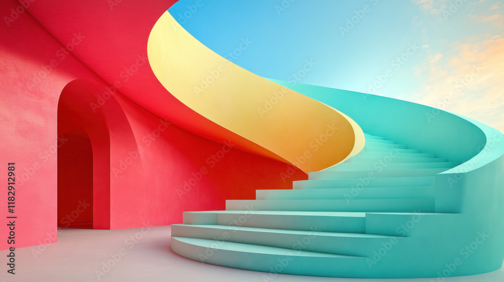 Parametric Design, A high-fidelity image of a parametric spiral ...