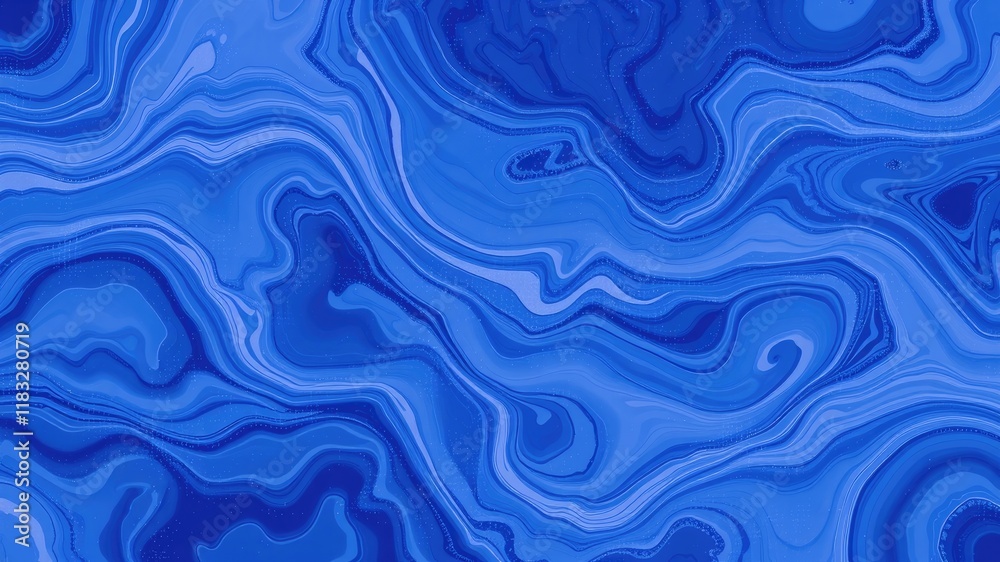 Abstract Blue Swirl Marble Texture Background Design for Print and Web ...