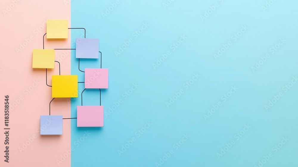 Step-by-step execution guides flat design top view process improvement ...