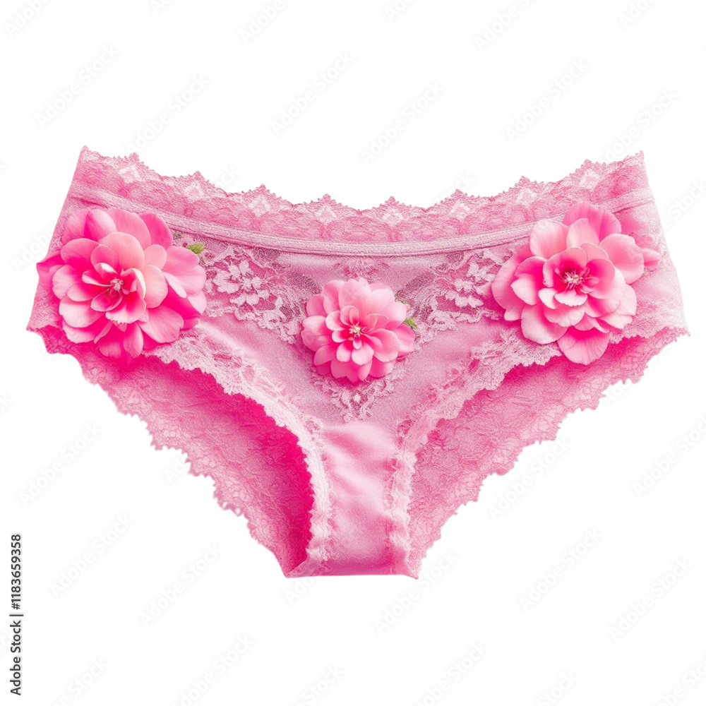 women's underwear on Isolated transparent background png. generated ...