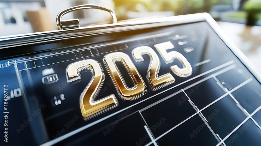 2025 Calendar highlights tax deadlines and coin values. Stylish ...