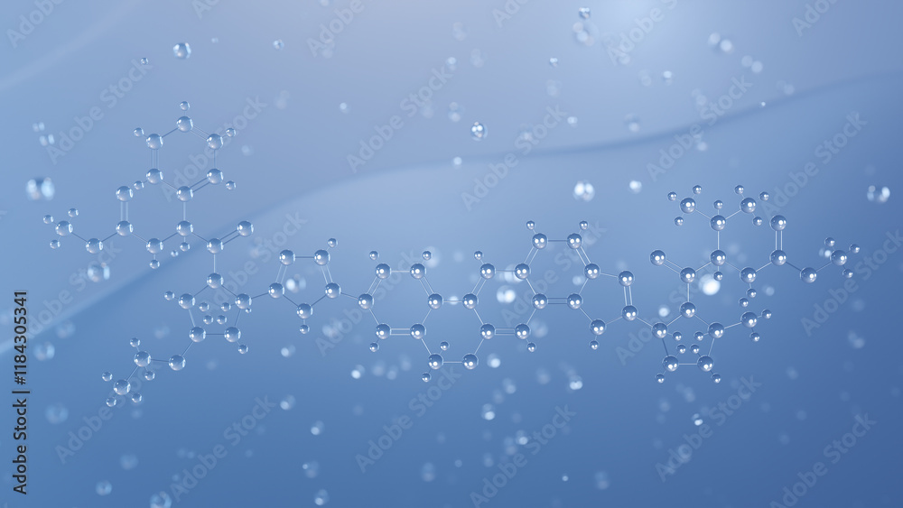 velpatasvir molecular structure, 3d model molecule, antiviral molecule ...