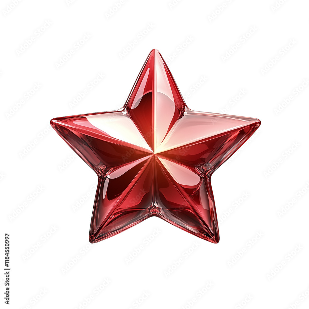 red star icon cut-out. png decorative transparent background. flat ...