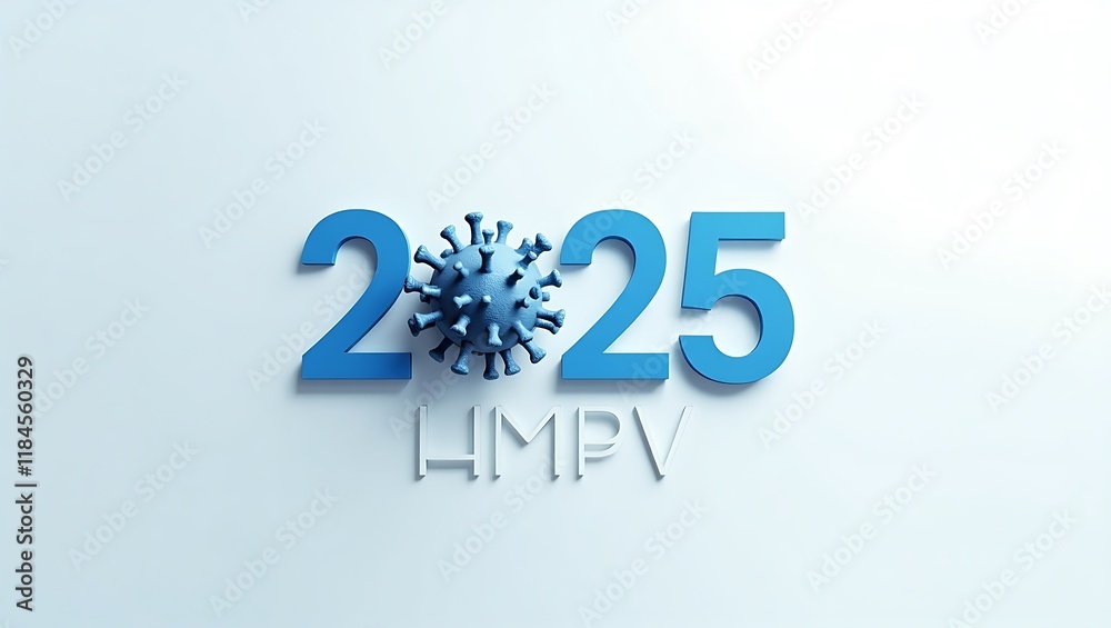 Human Metapneumovirus (HMPV) 2025 – Modern Graphic Design with Virus ...