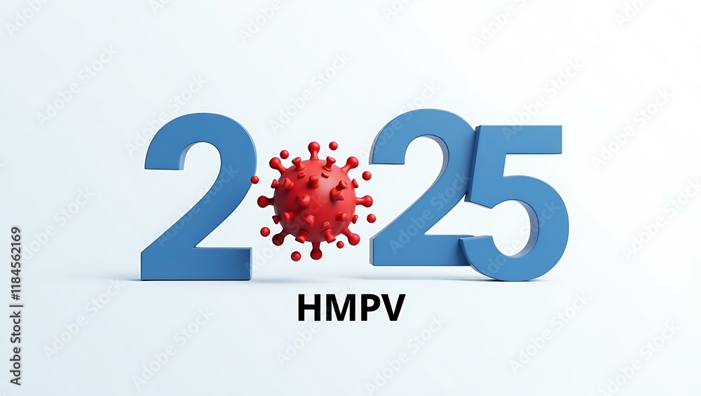 Human Metapneumovirus (HMPV) 2025 – Modern Graphic Design with Virus ...
