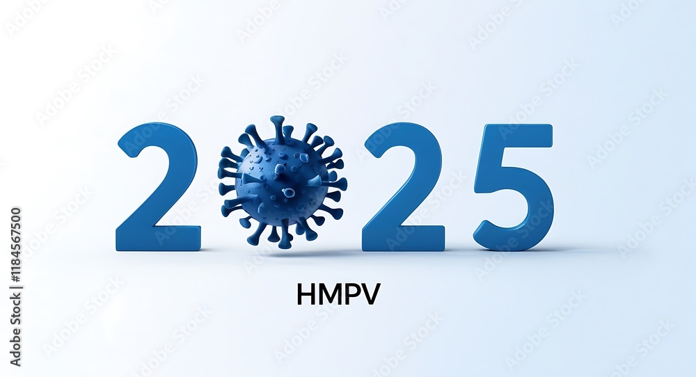 Human Metapneumovirus (HMPV) 2025 – Modern Graphic Design with Virus ...