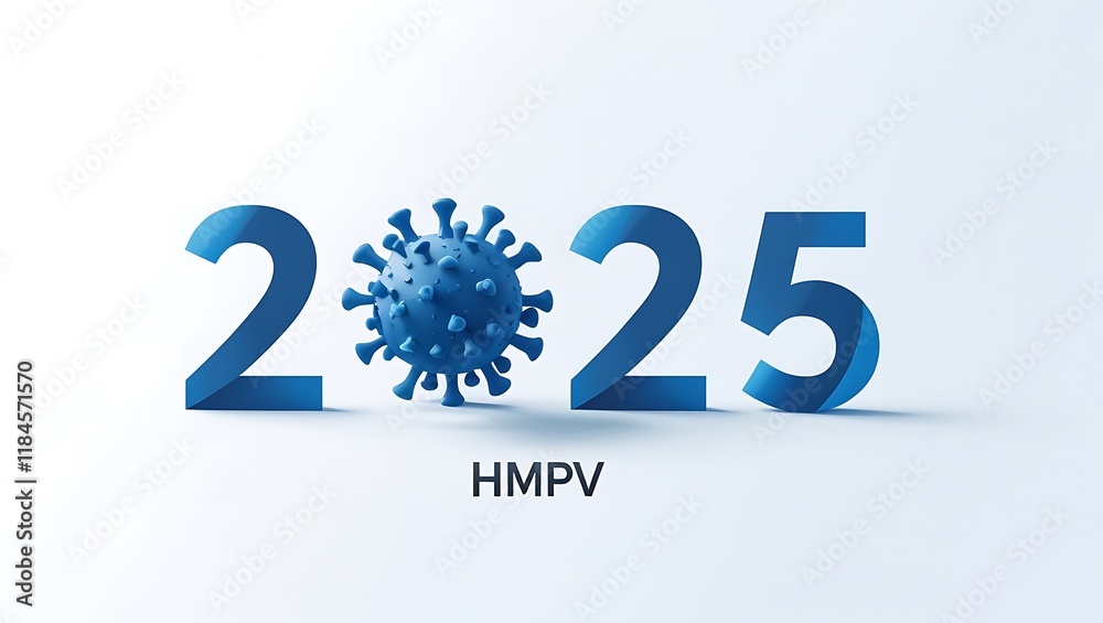 Human Metapneumovirus (HMPV) 2025 – Modern Graphic Design with Virus ...