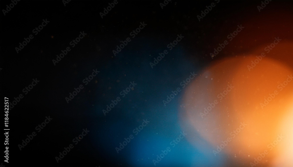 mild flare overlay defocused glow old movie effect blur orange blue ...