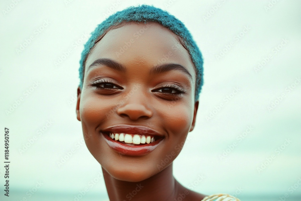 Stunning smiling black girl - for ads, magazine ad and online marketing ...