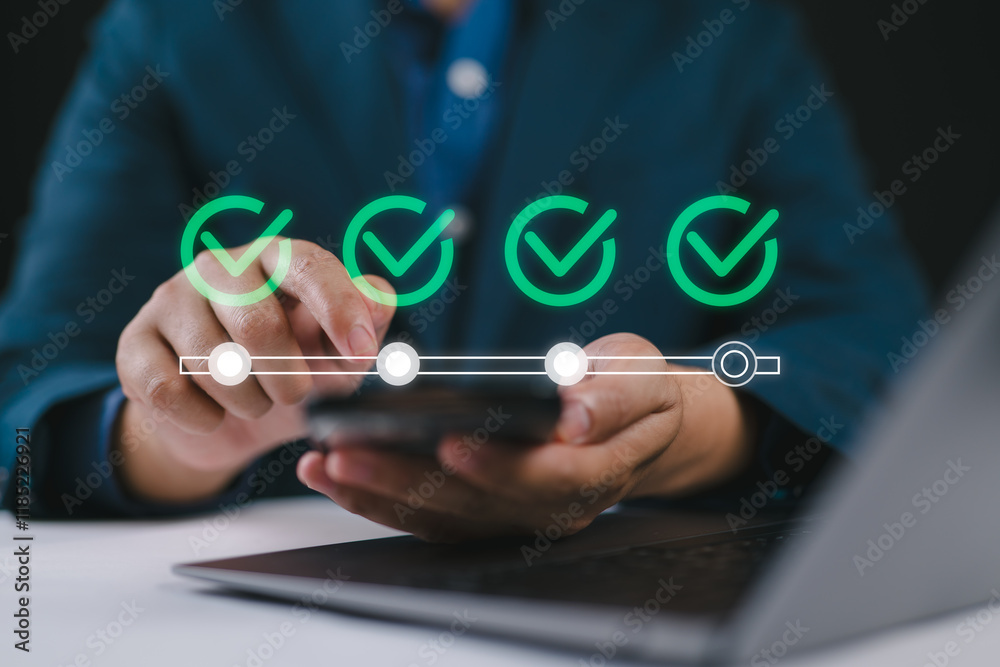 Online survey questionnaire with progress bar for compliance with ...