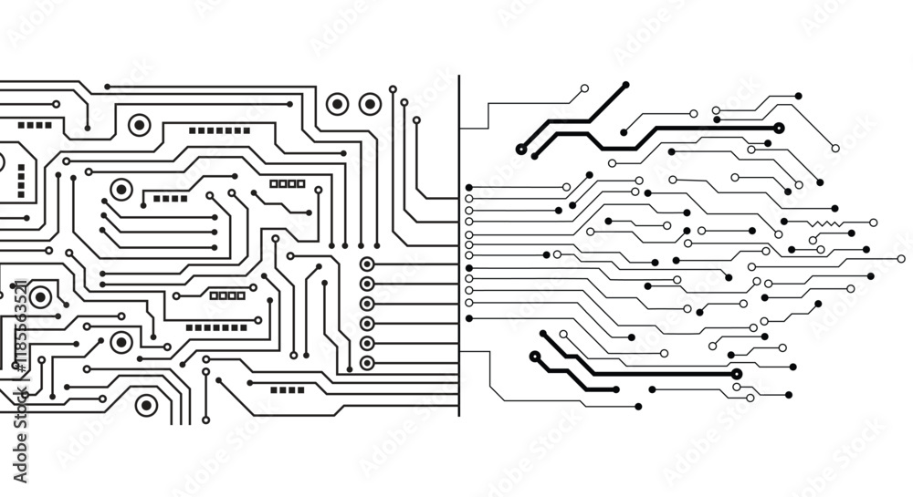 Black control panel abstract modern technology futuristic interface hud ...