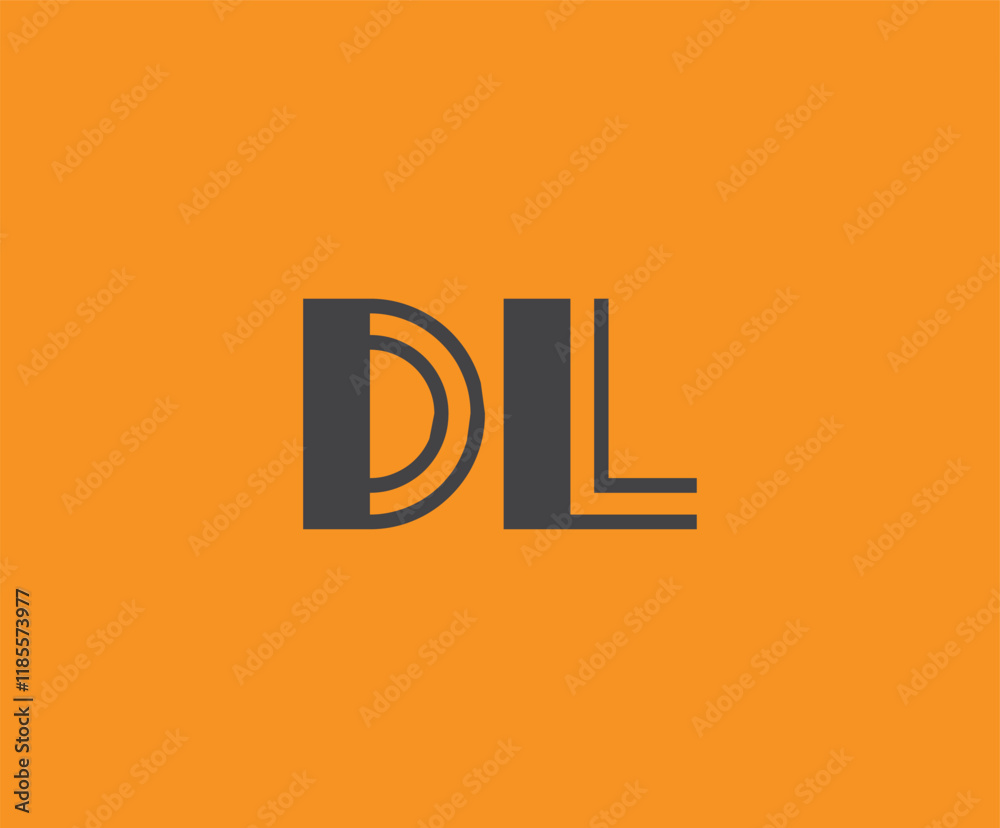 D and L logo design. DL abstract Letters Logo Monogram. This logo ...