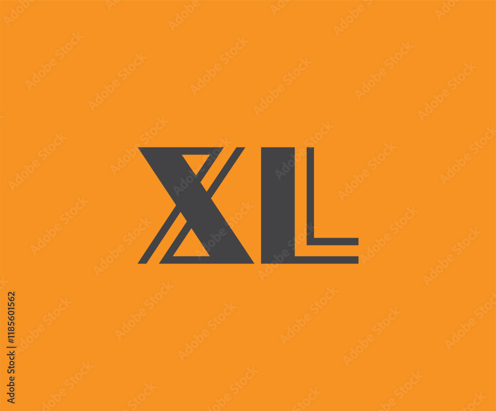 X and L logo design. XL abstract Letters Logo Monogram. This logo ...