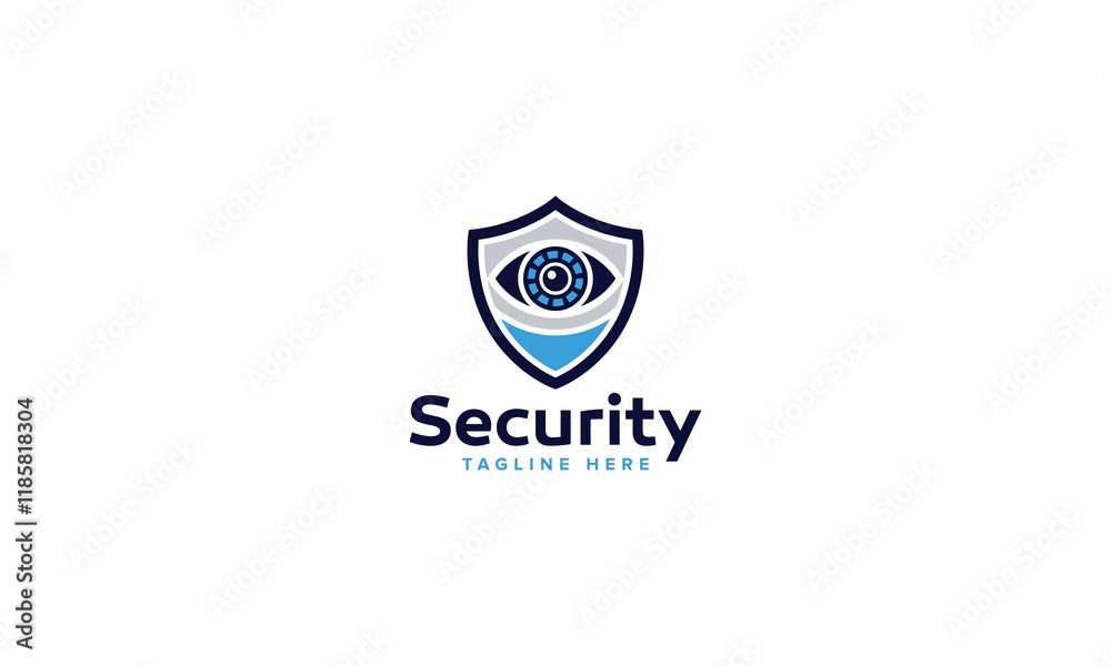 Professional Artificial Intelligence Protection Shield Security Logo ...