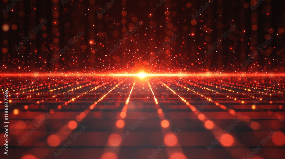 Abstract retro synthwave grid loop animation background, 3D render. Looping grid motion design ...