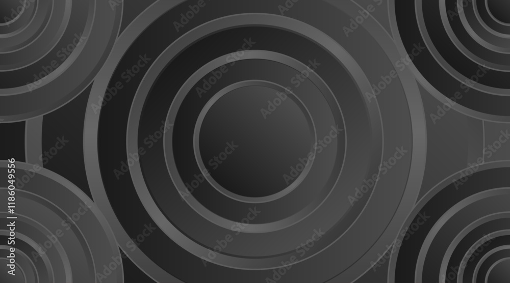 3d circle vector background design for banner, flyer, futuristic ...