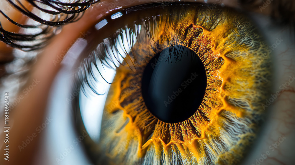 Ophthalmologists check patients vision with slit lamp and eye test ...