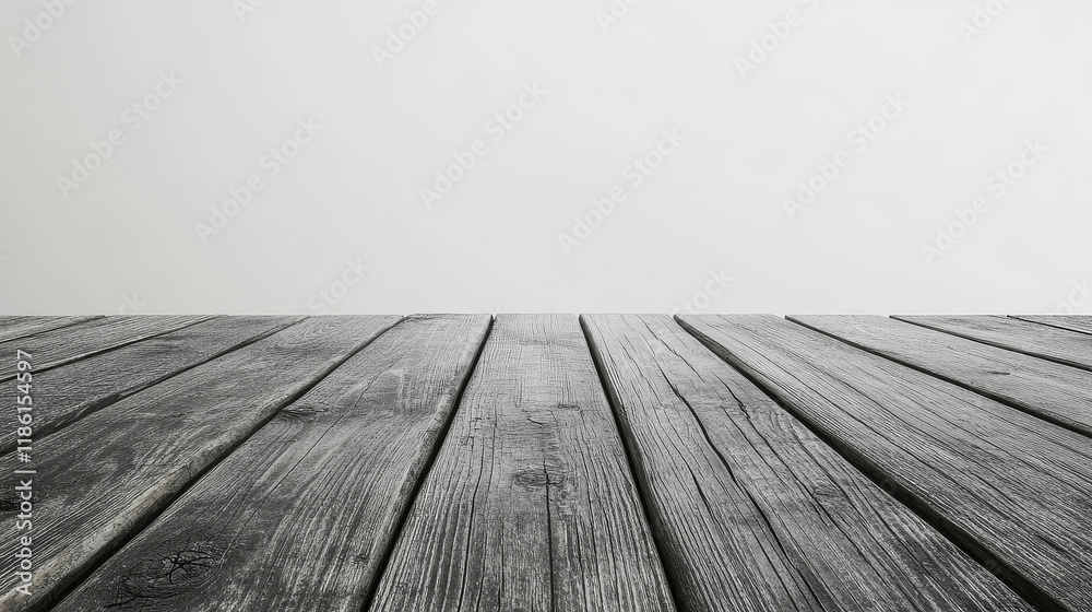 Wooden table foreground, wood tabletop front view, black with grey ...