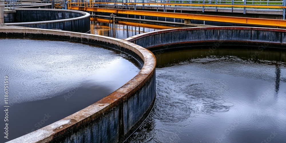 Effluent management in a clarifier cistern system enhances efficiency in wastewater treatment ...