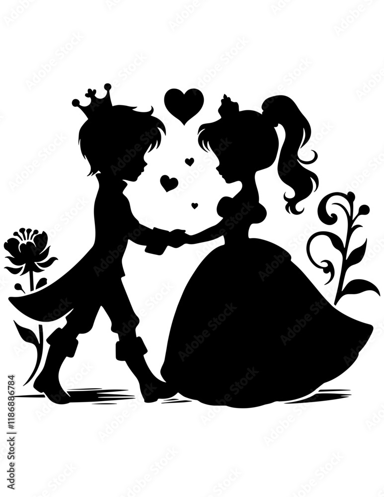 Prince and Princess SVG, Prince and Princess Svg Bundle, Cute Prince ...