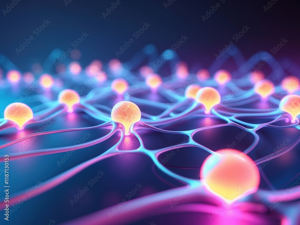 Visual Representation Of Artificial Intelligence And Neural Networks Showcasing Interconnected