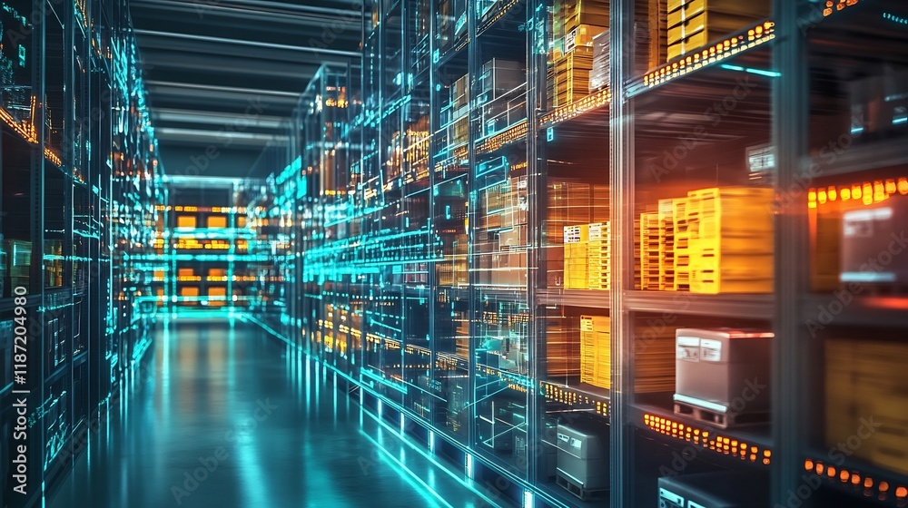 Material procurement processes shown luminous charts highlighting ...