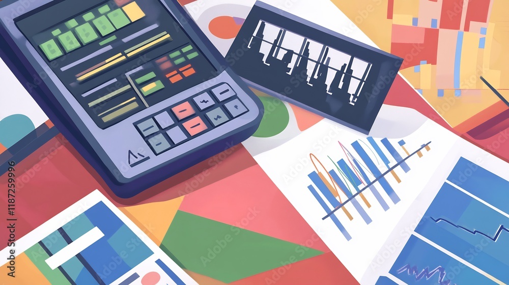 Illustration of management accounting tool featuring cost analysis ...