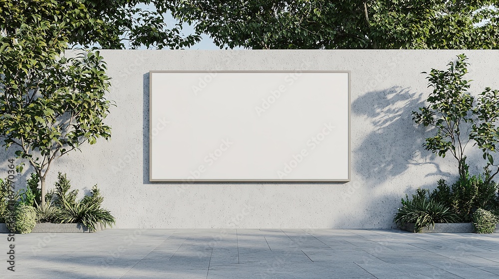 High-resolution billboard mockup in outdoor setting isolated design ...