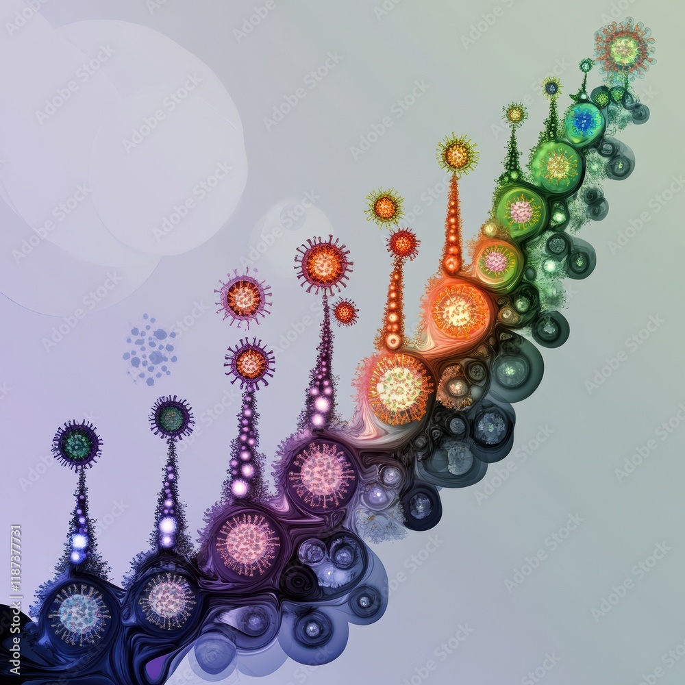 Understanding the progression from basic to complex virus forms in a ...