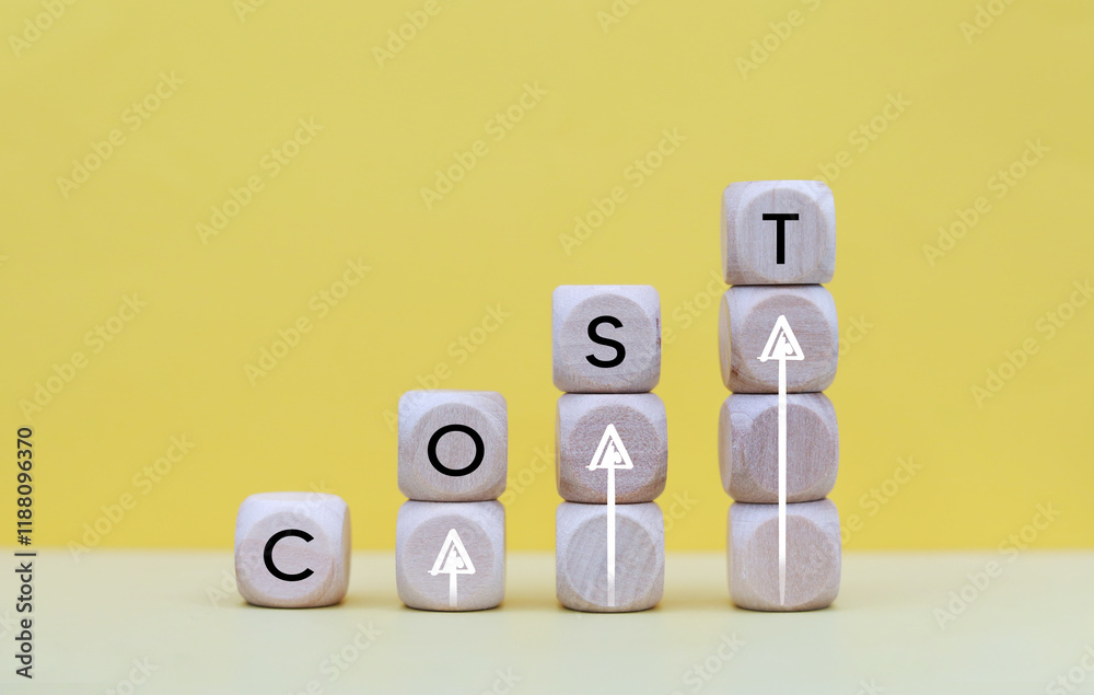 Decreasing costs and cost management concept. Lean, control, reduction ...