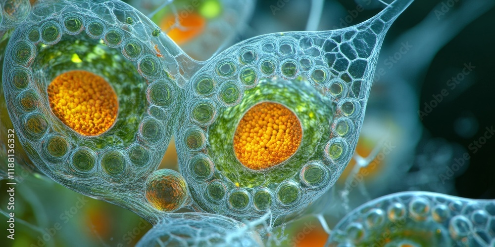 Exploring the intricacies of primary plant cell culture, this image ...