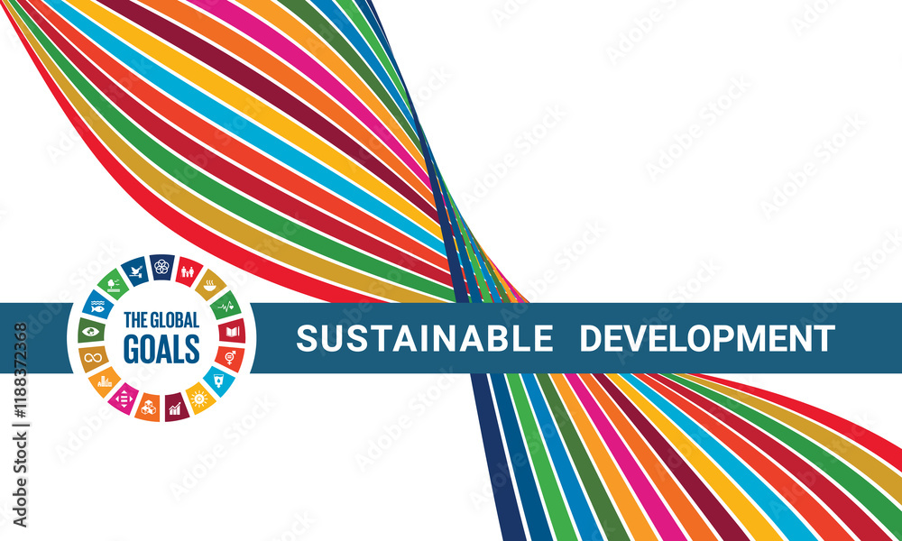 Sustainable Development Goals SDG icon Infographic: A Vibrant ...